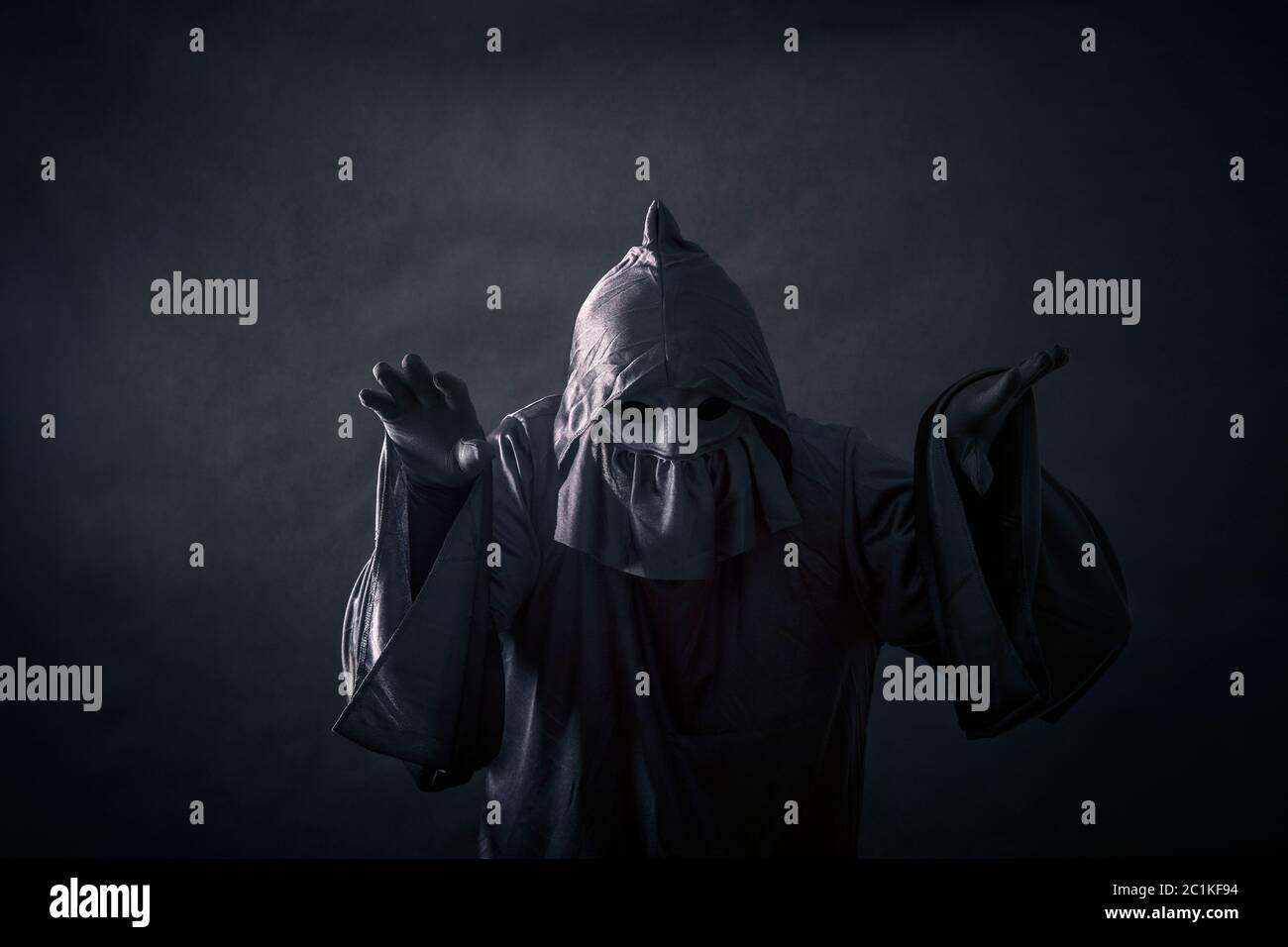 Scary ghost figure robe hi-res stock photography and images - Alamy