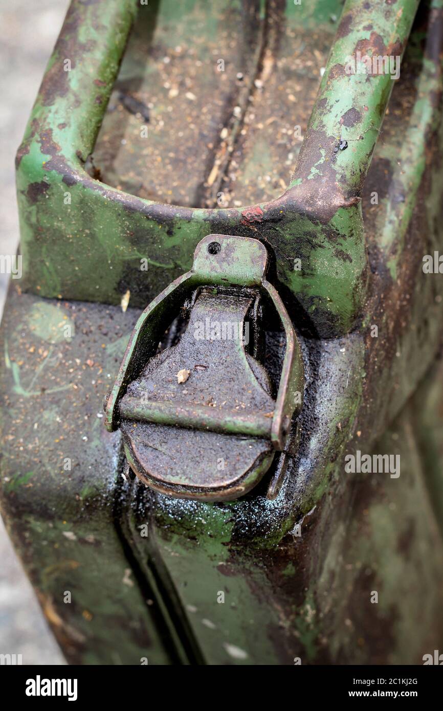 an old jerrycan Stock Photo - Alamy