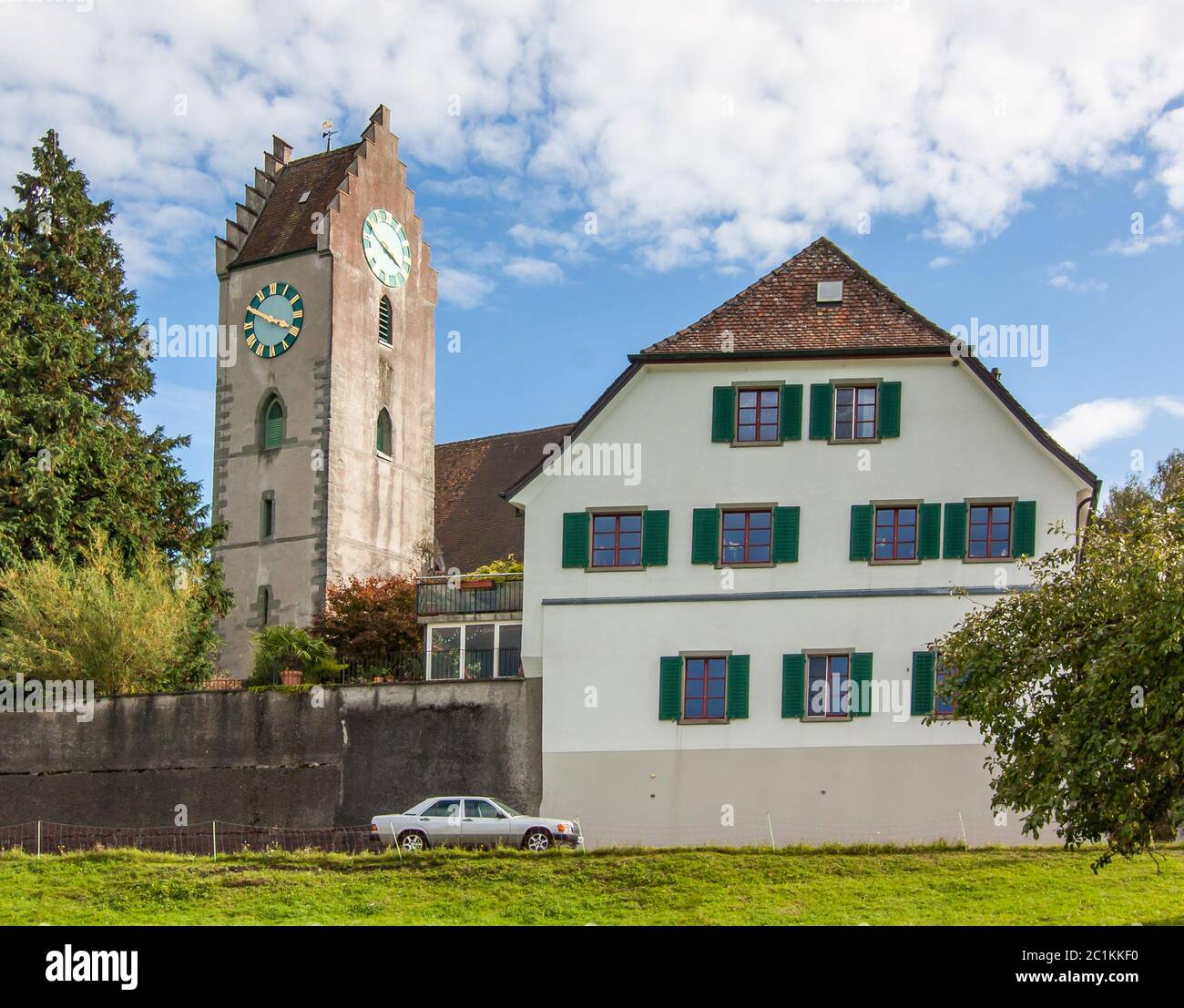 Paritätische Church Ermatingen, Switzerland Stock Photo - Alamy