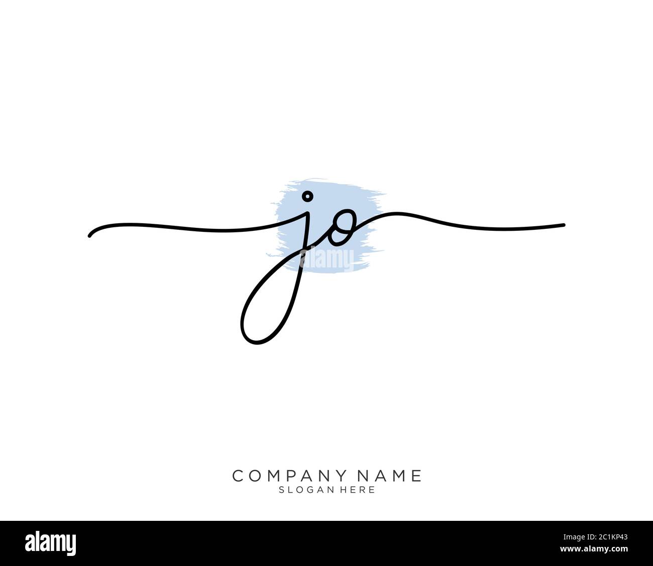 Letter jo logo Stock Vector Images - Alamy