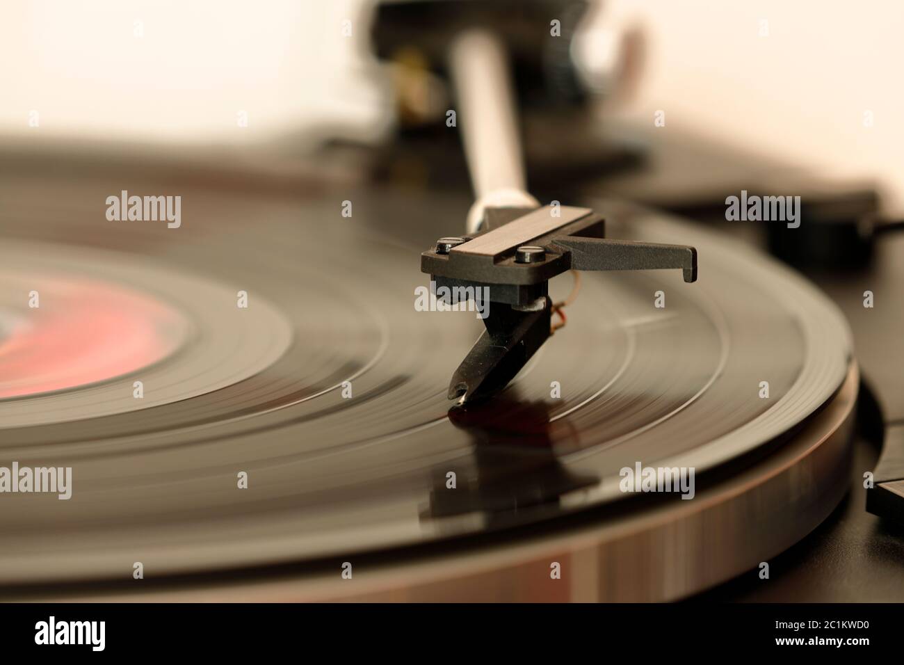 Analog record player for records and music Stock Photo - Alamy