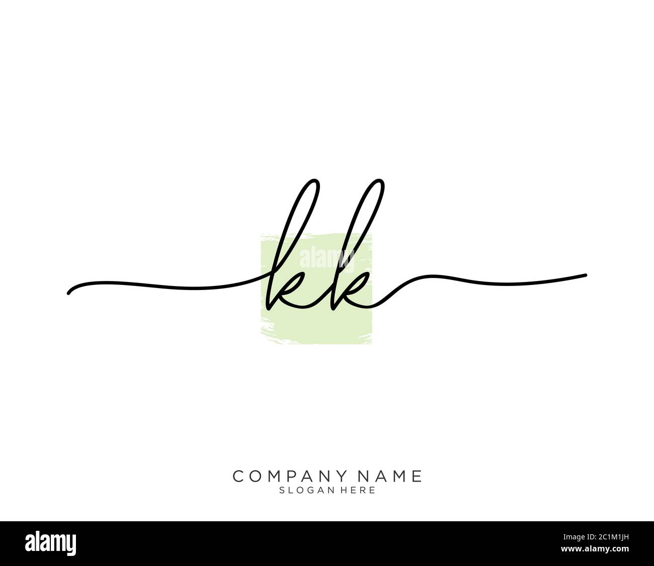 Kk monogram vector vectors hi-res stock photography and images - Alamy