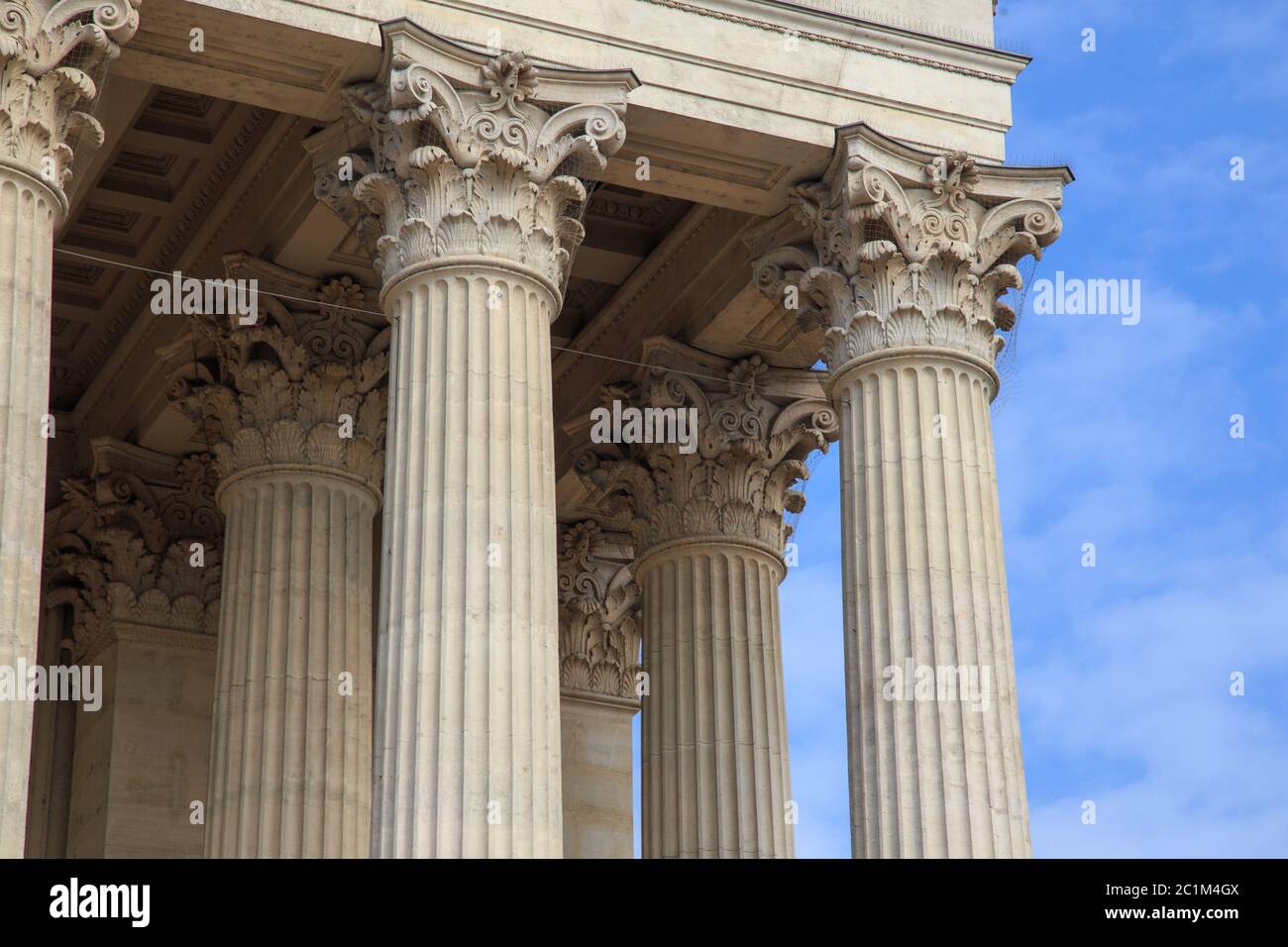 Vintage Old Justice Courthouse Column Stock Photo - Alamy