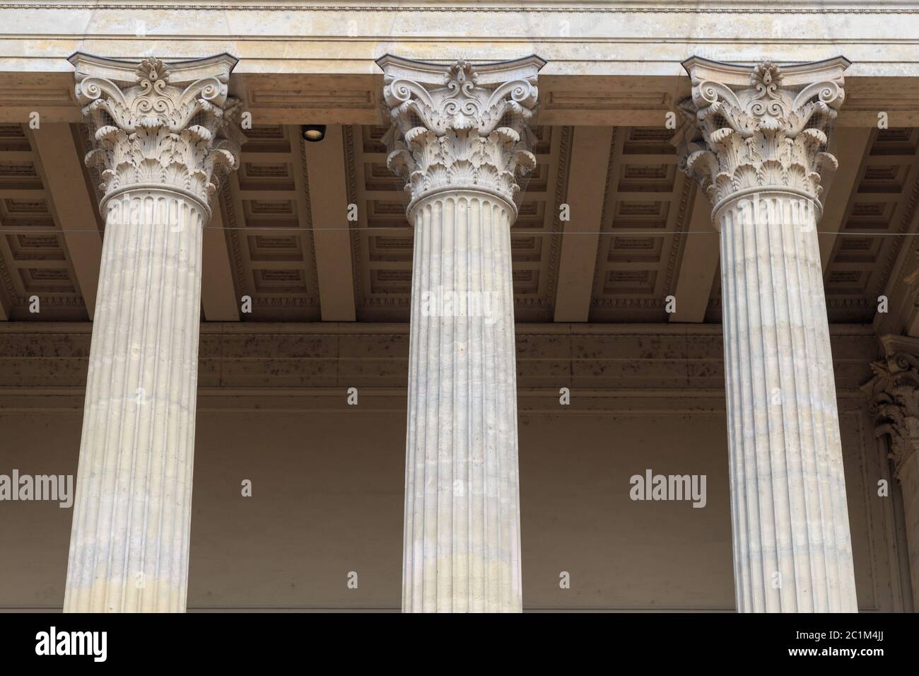 Vintage Old Justice Courthouse Column Stock Photo - Alamy