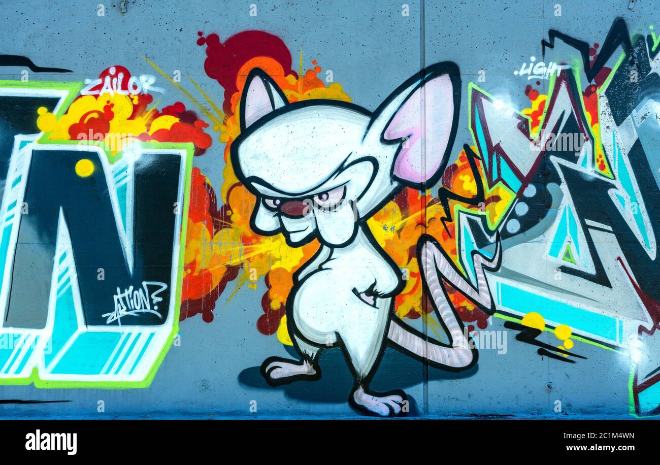 Mouse graffiti hi-res stock photography and images - Alamy