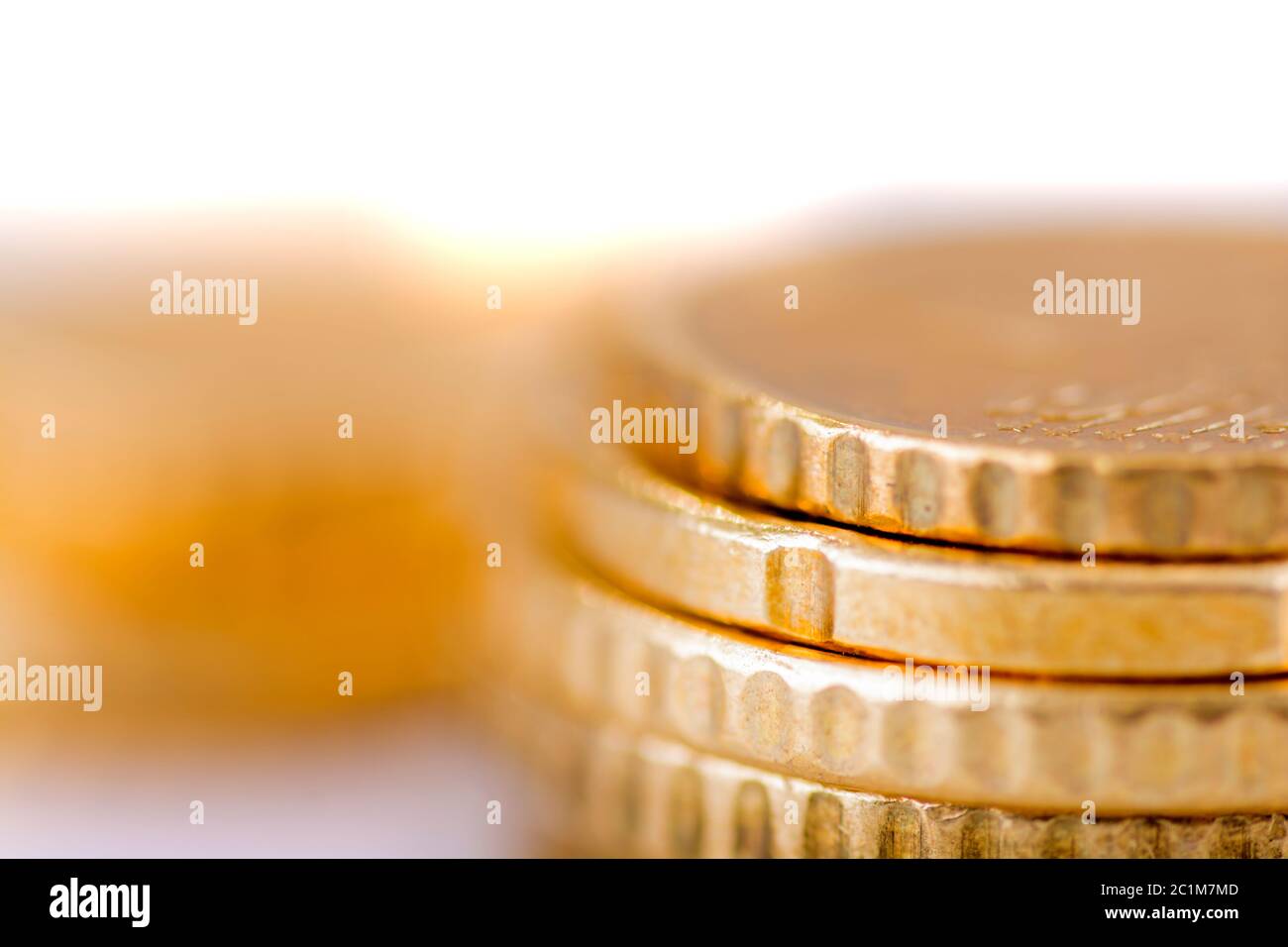 coins in closeup - isolated Stock Photo - Alamy