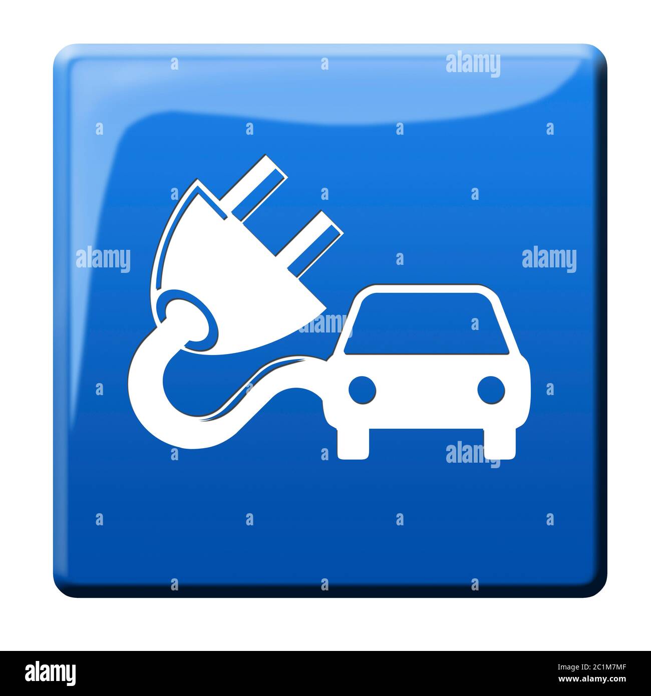 Electric car road Cut Out Stock Images & Pictures - Alamy