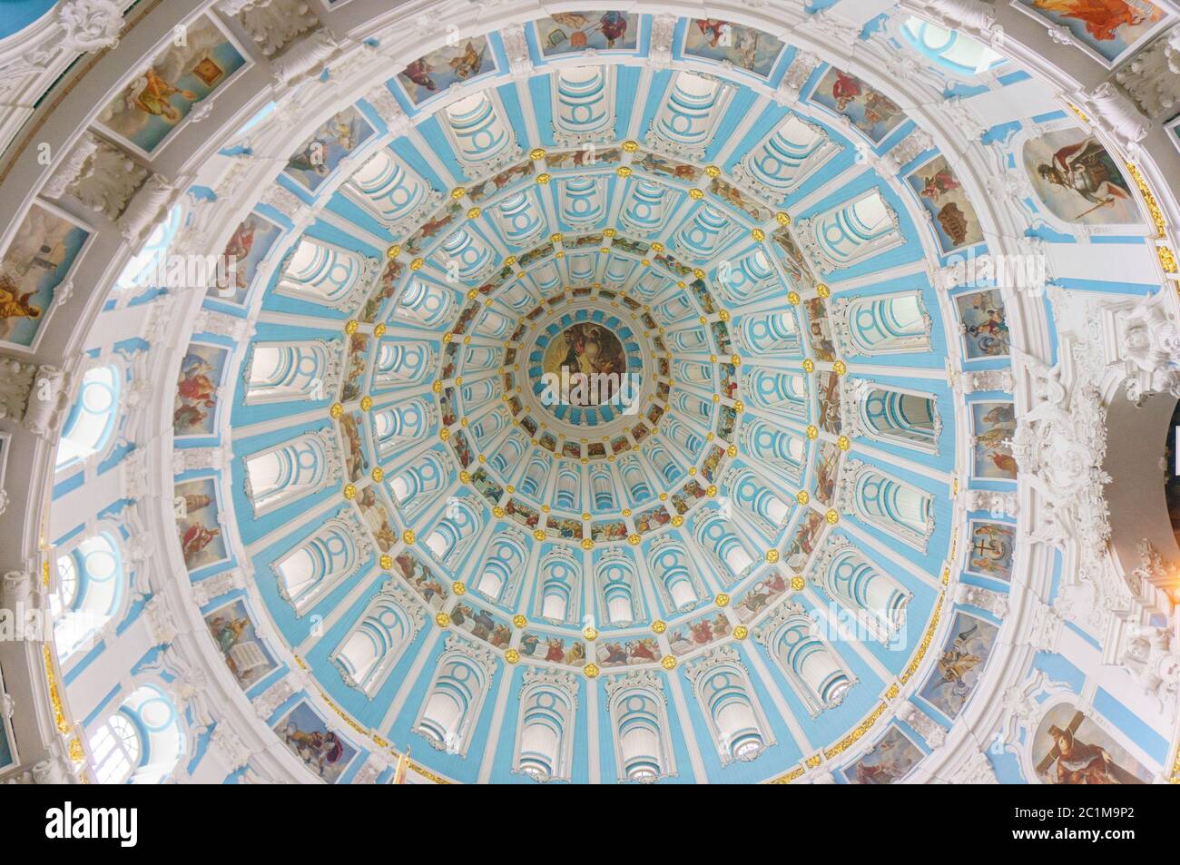 Istra, Moscow region, Russia, July 21, 2018. The beautiful dome of the ...
