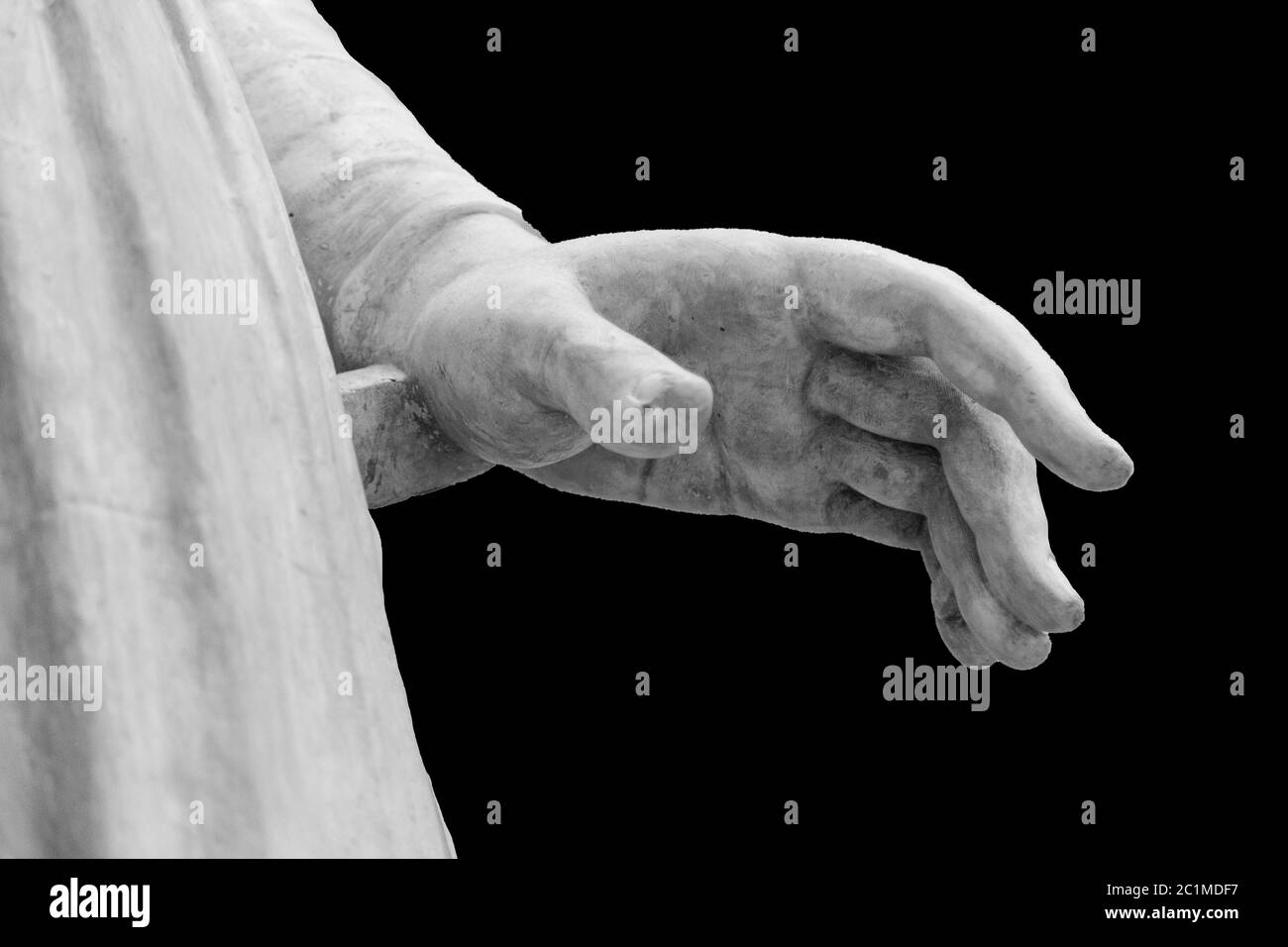 stone statue detail of human hand Stock Photo - Alamy