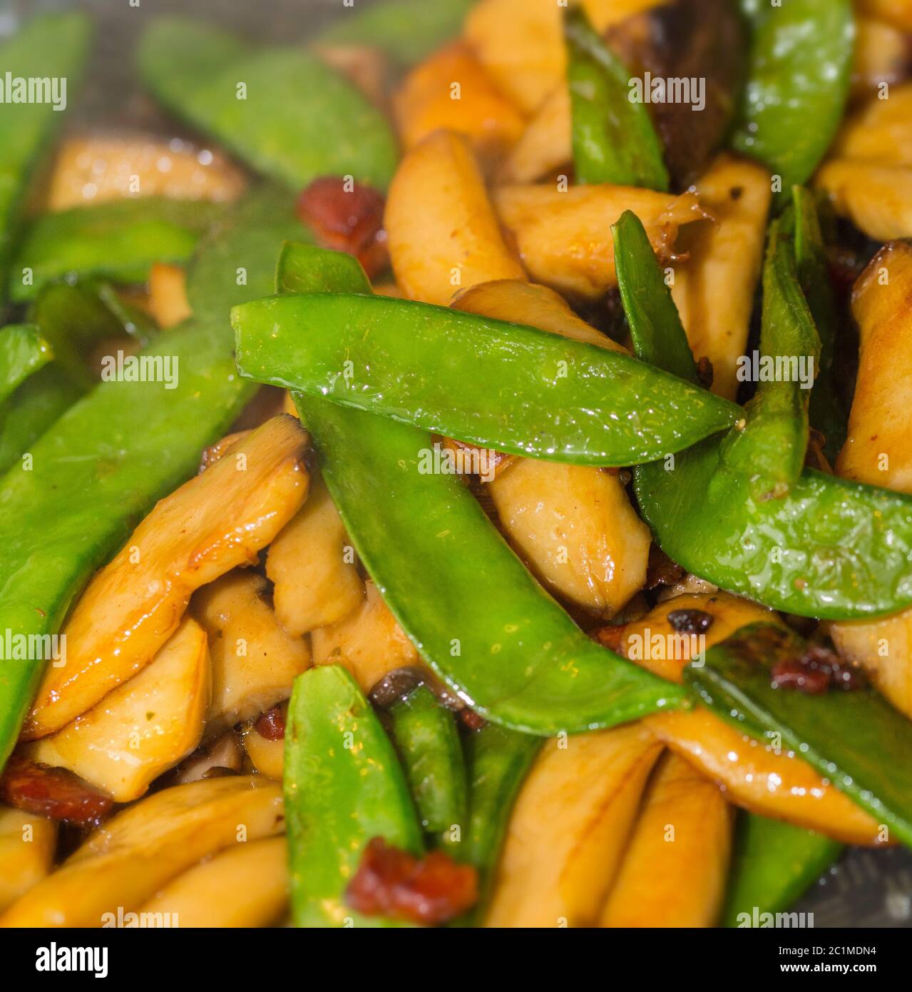 sugar snaps in closeup Stock Photo - Alamy