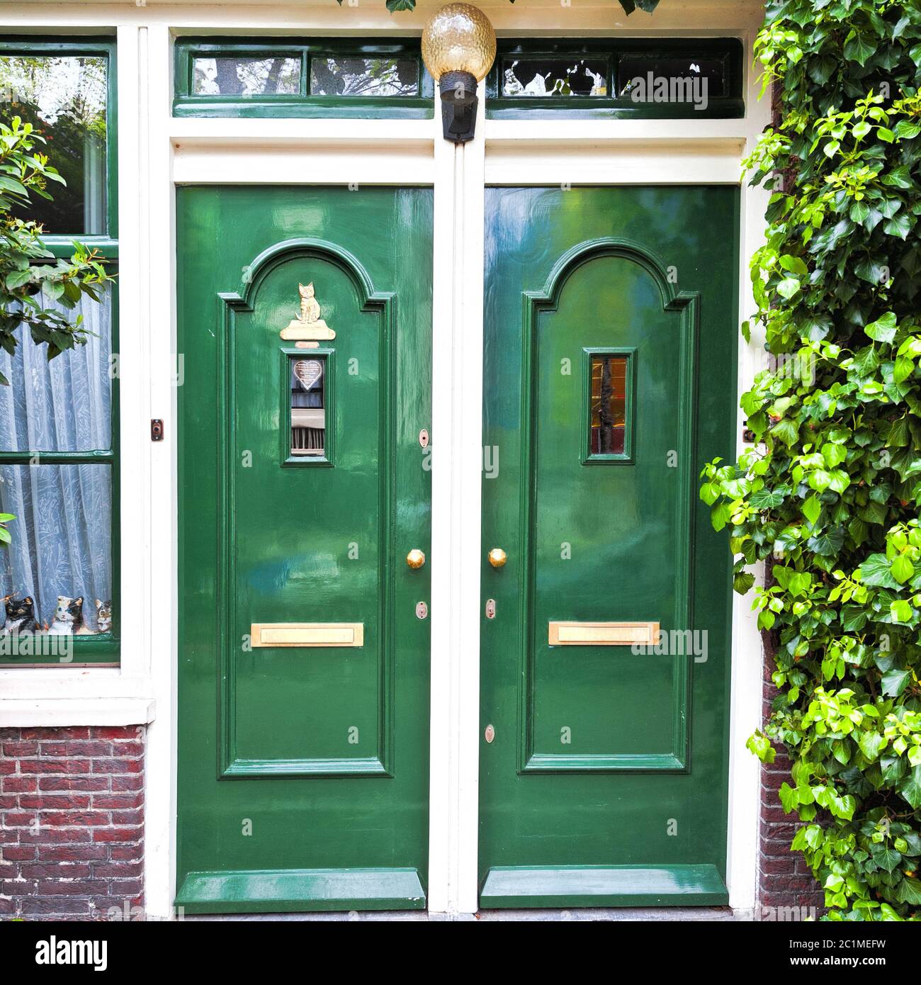 Painted Door in Amsterdam Stock Photo - Alamy
