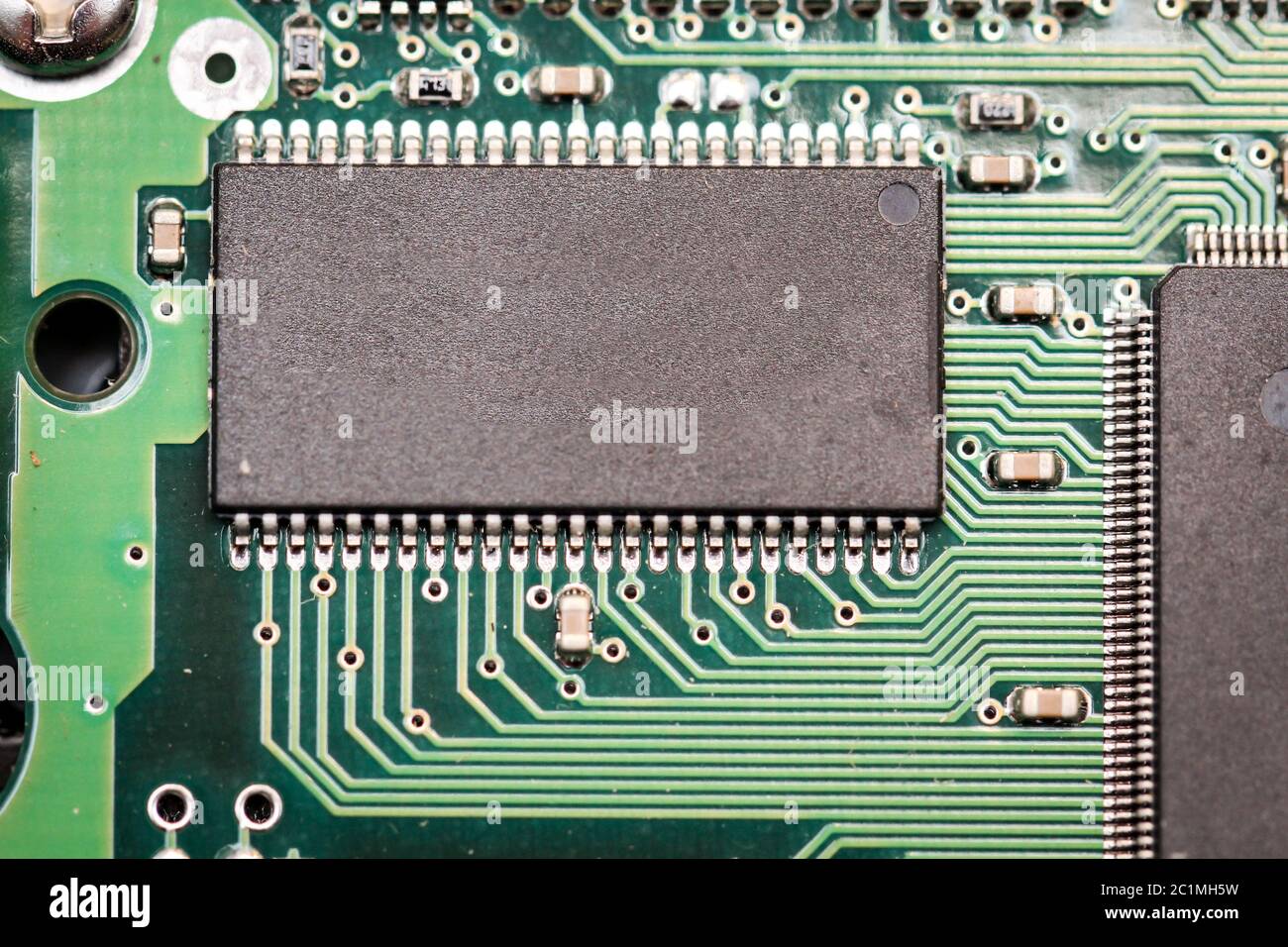 These are detailed views of electronic components Stock Photo - Alamy