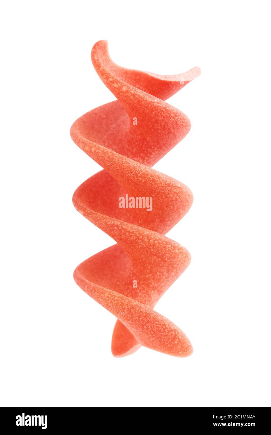 Raw Spiral Pasta Stock Photo - Alamy