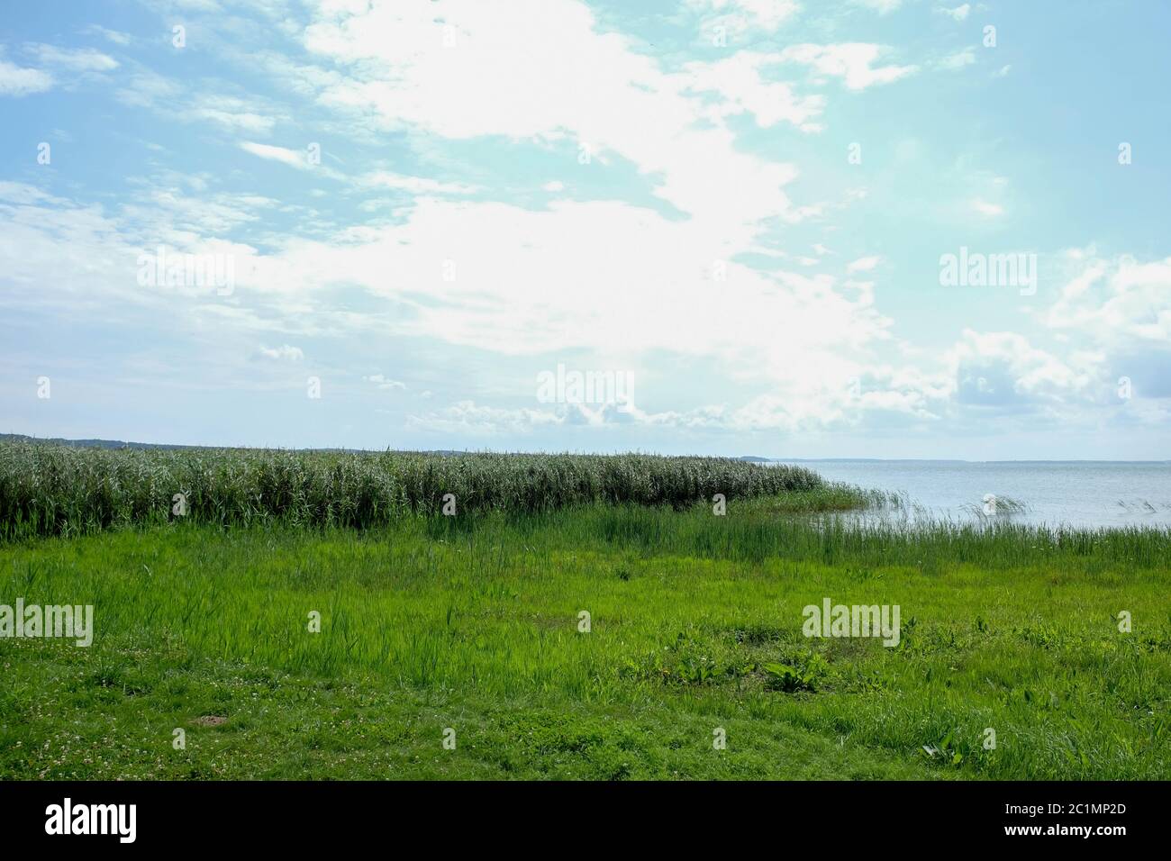 the backwater also known as achterwasser in the seaside resort of ...