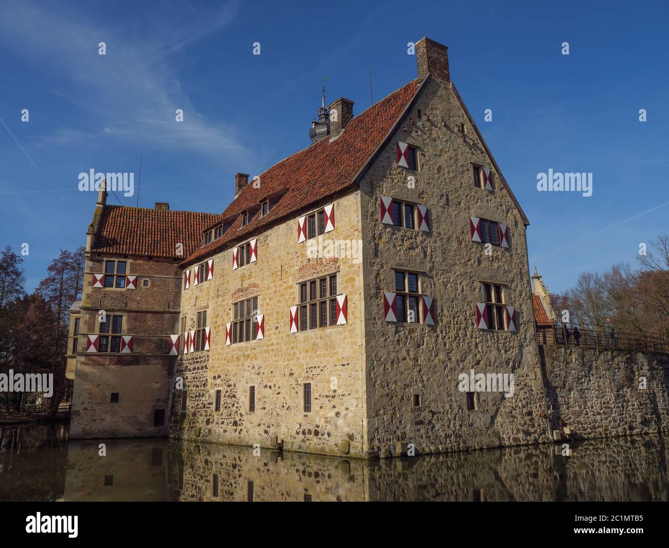 the old castle of vischering in germany Stock Photo - Alamy