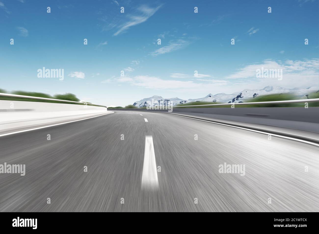 Motion blurred asphalt highway hi-res stock photography and images - Alamy