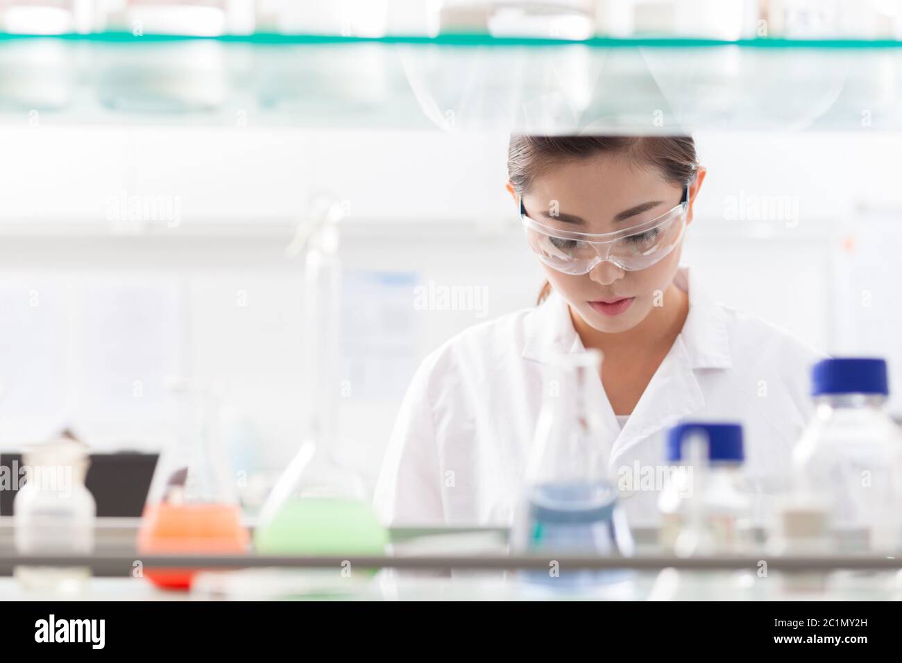 people working at laboratory Stock Photo - Alamy