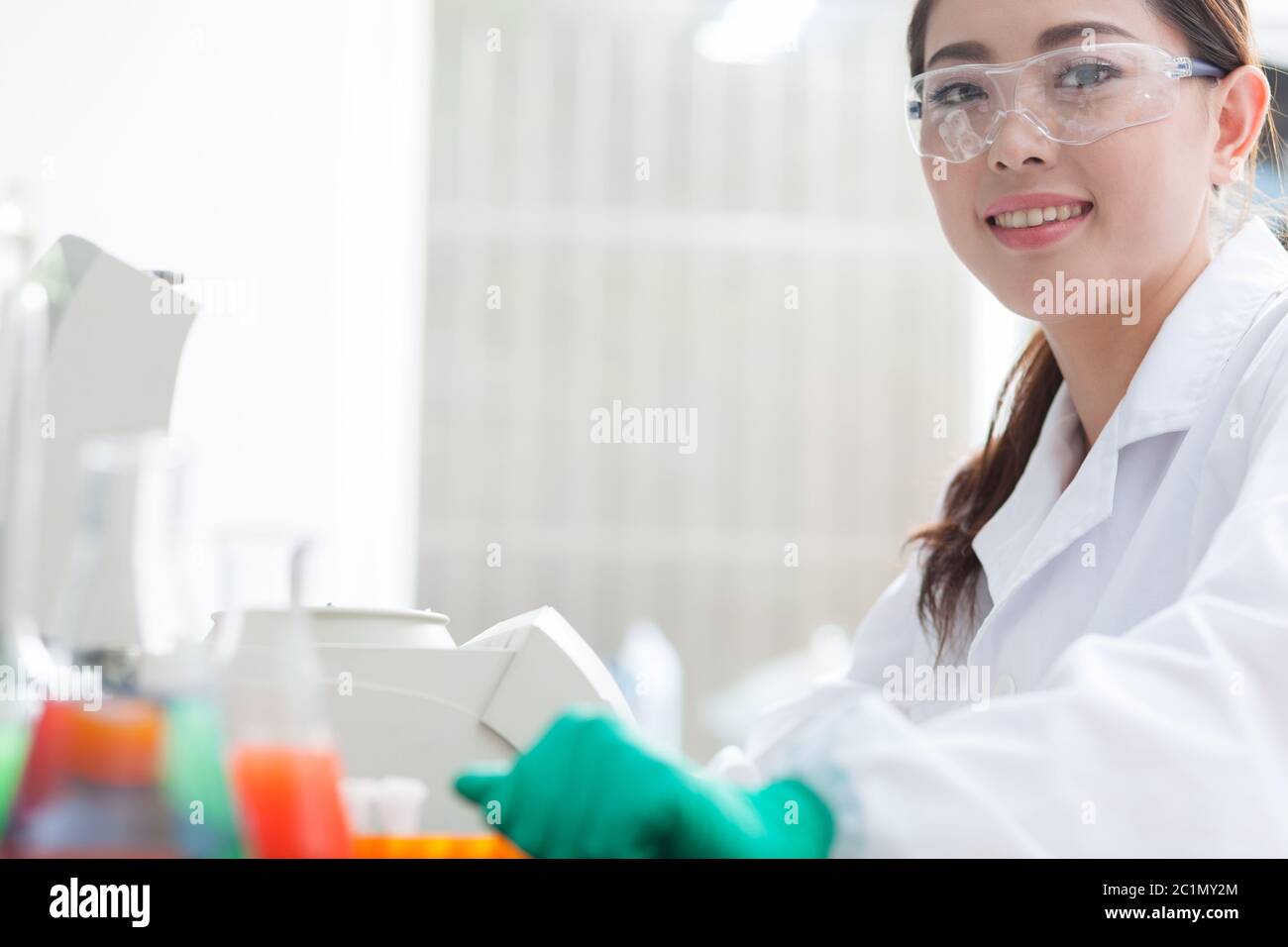 people working at laboratory Stock Photo - Alamy