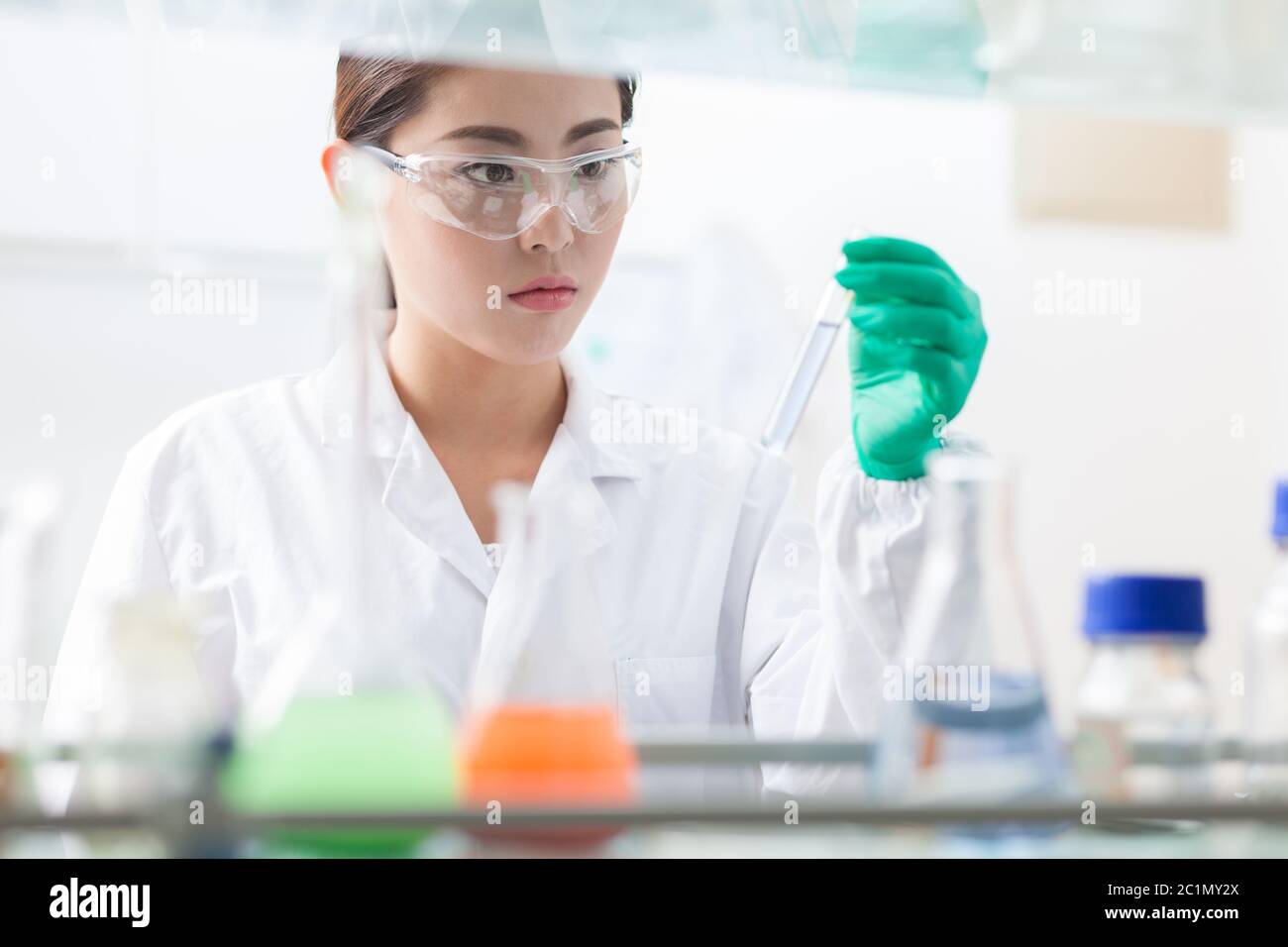 people working at laboratory Stock Photo - Alamy
