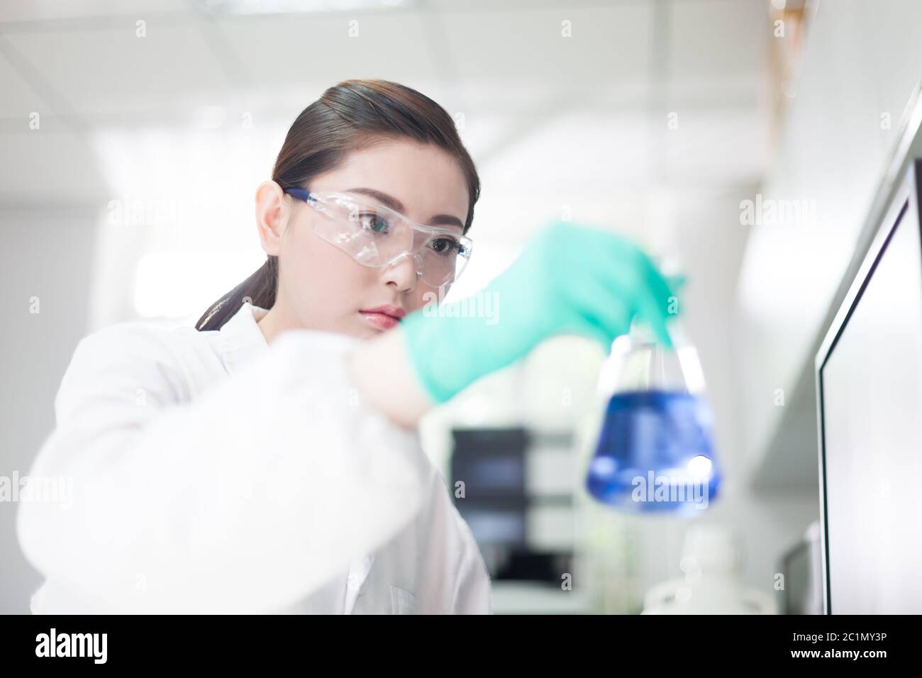 people working at laboratory Stock Photo - Alamy