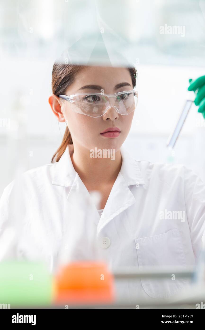people working at laboratory Stock Photo - Alamy