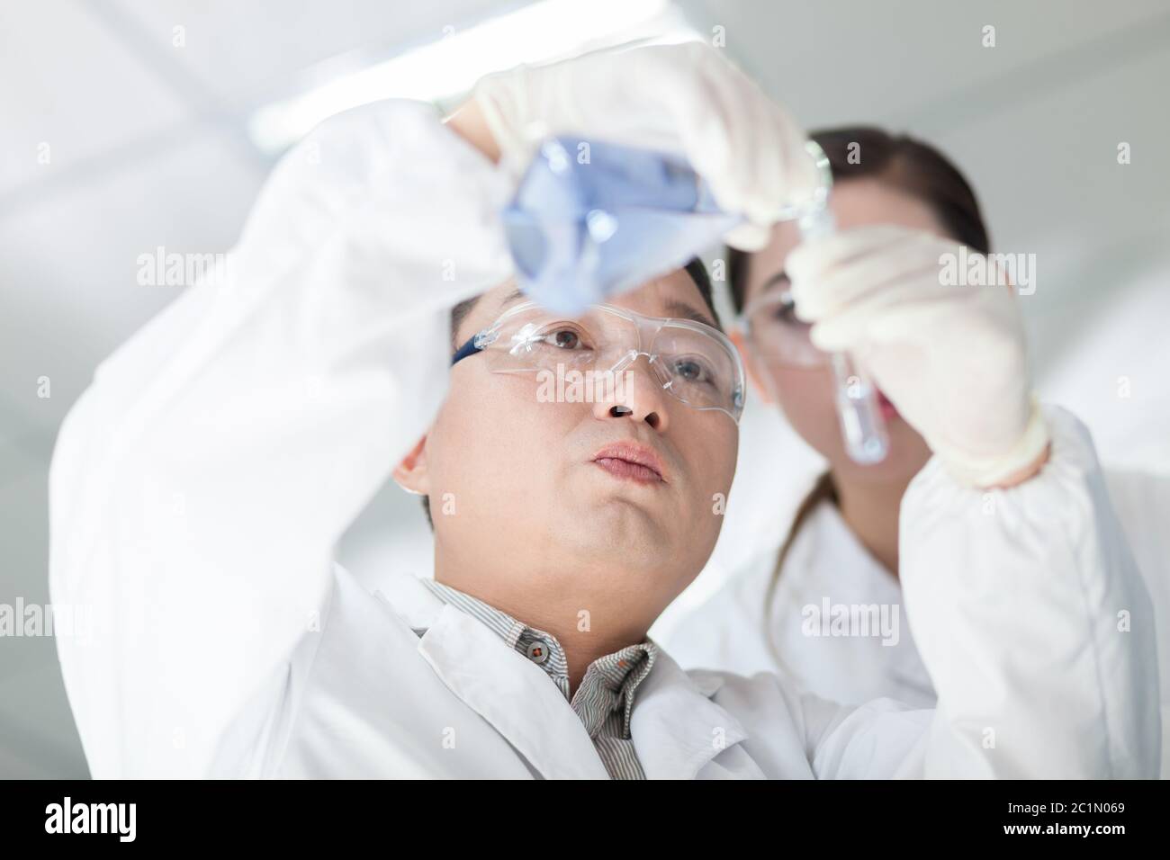 people working at laboratory Stock Photo - Alamy