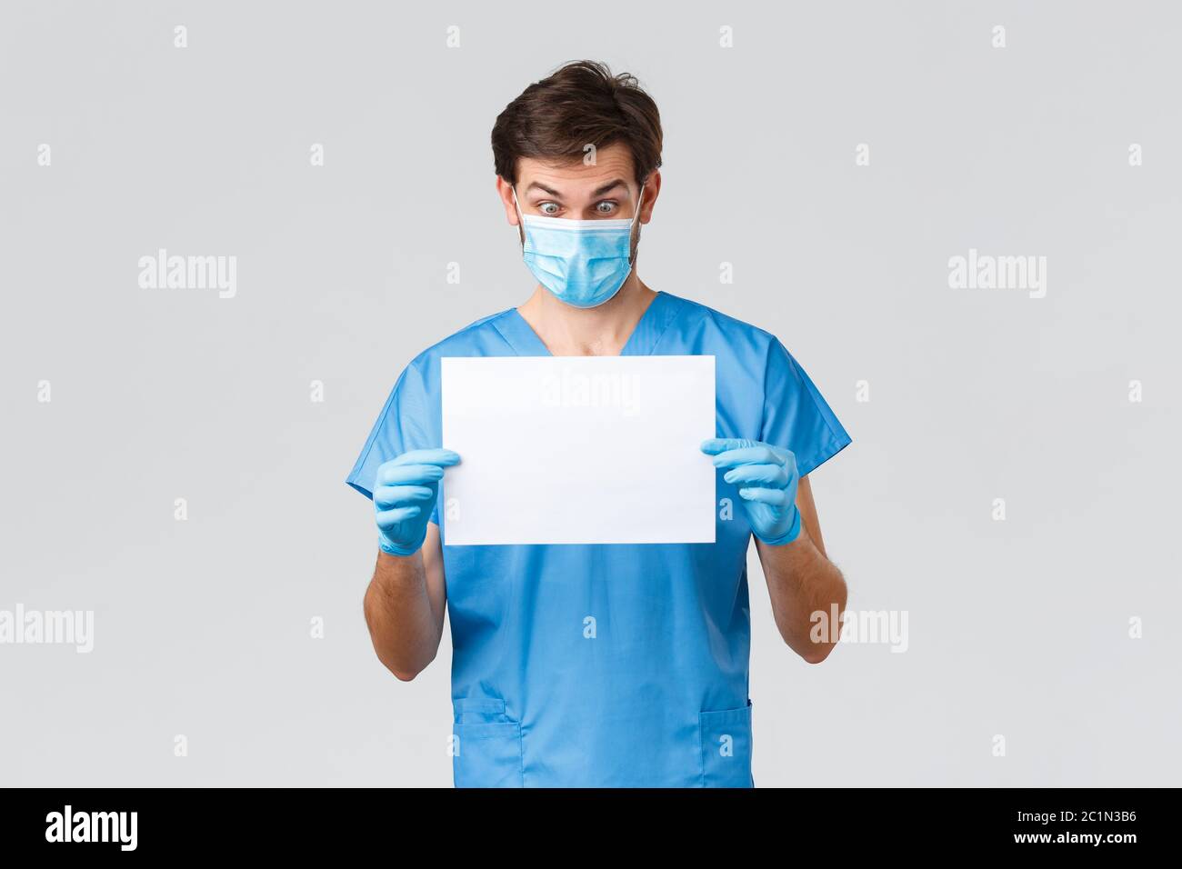 Covid-19, quarantine, hospitals and healthcare workers concept ...