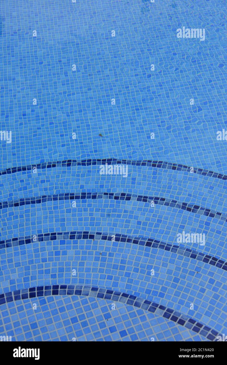 Water in the pool on the Balearic island Mallorca, Spain Stock Photo ...