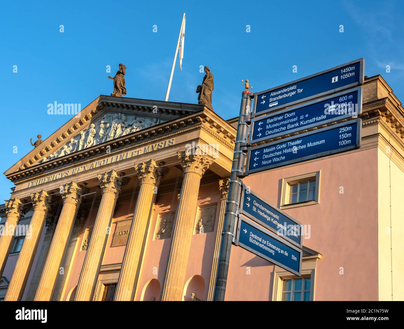 Signposting in Berlin Stock Photo - Alamy