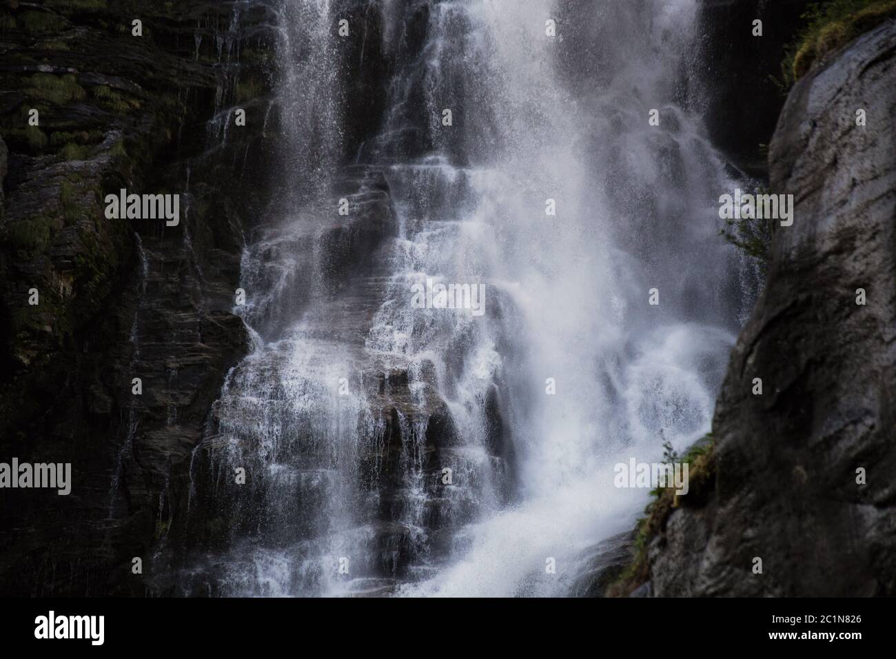 Closeup scenic smooth waterfall hi-res stock photography and images - Alamy