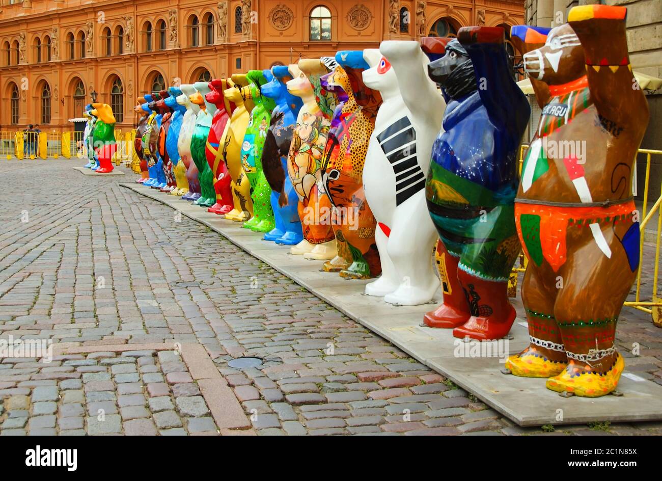 The United Buddy Bears exhibition on display on the Dome Square Stock ...