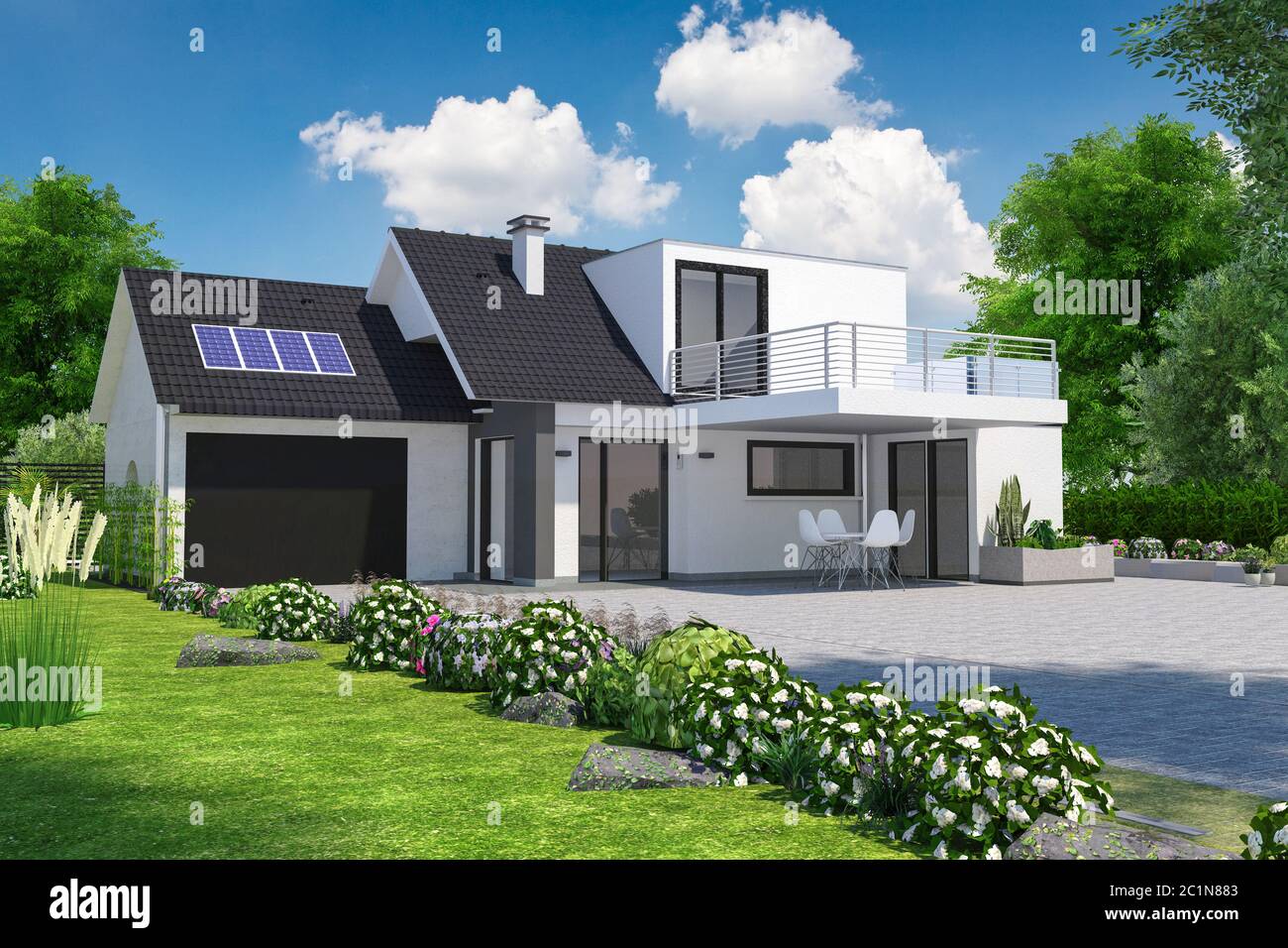 3d rendering building plan hi-res stock photography and images - Alamy