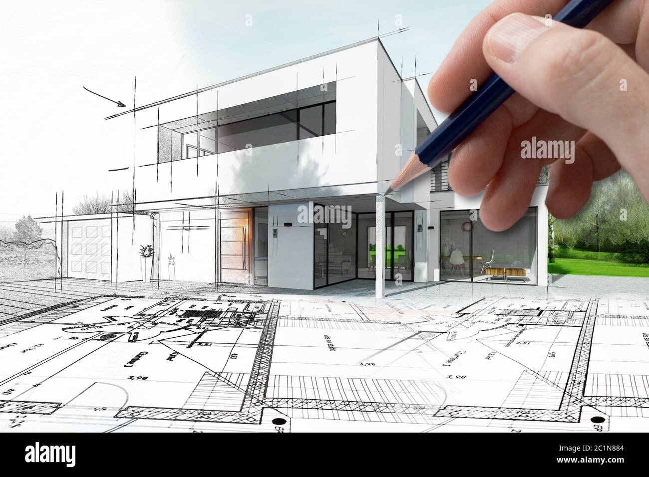 Drawing Real House