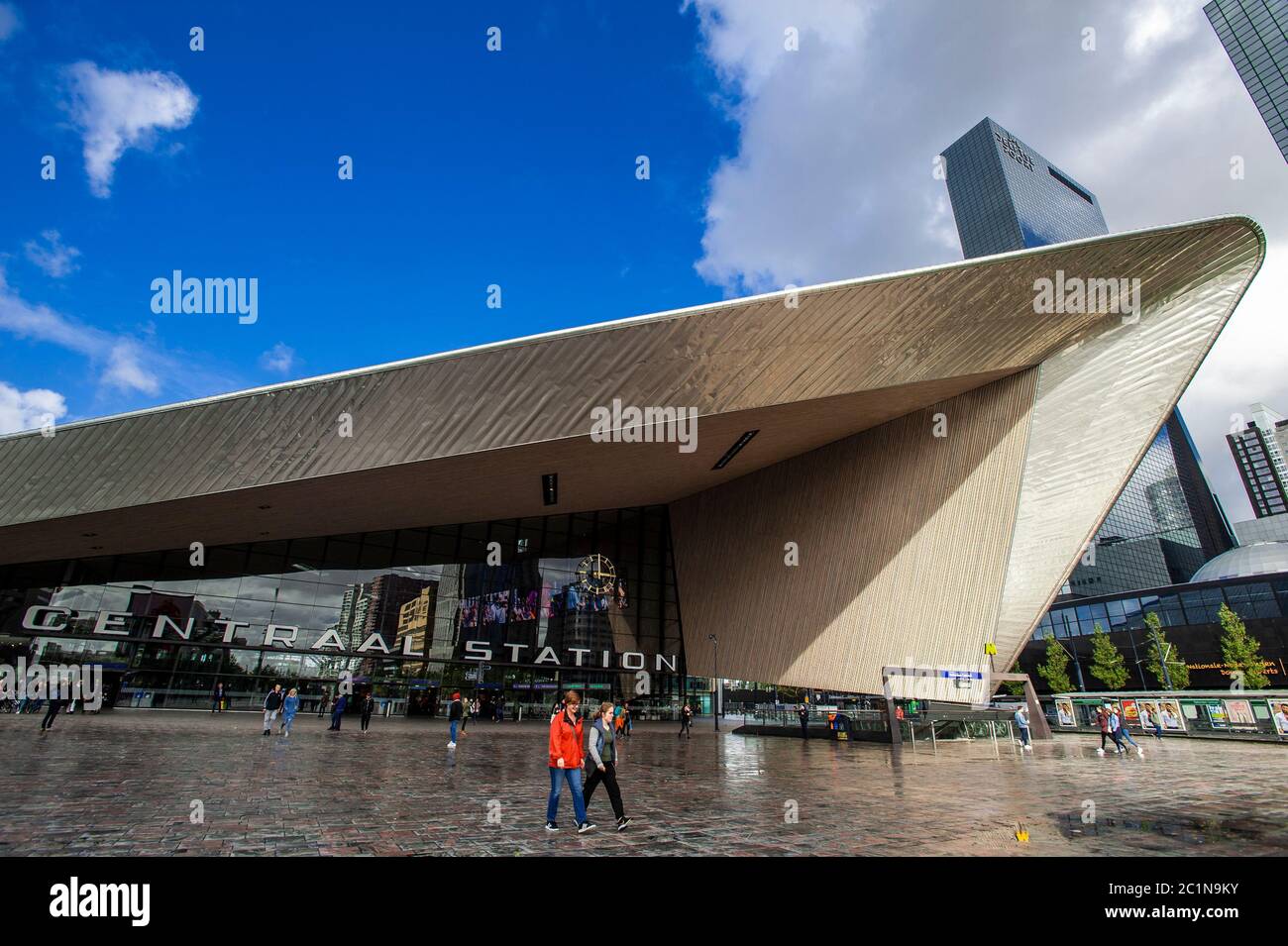 Pre renovation roterdam central station rotterdam certral station mill ...