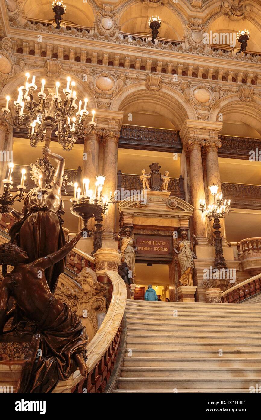 Paris opera house interior hi-res stock photography and images - Alamy