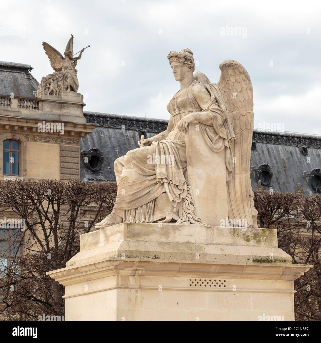 Paris, France, March 28 2017: Allegory statue of Victorious France ...