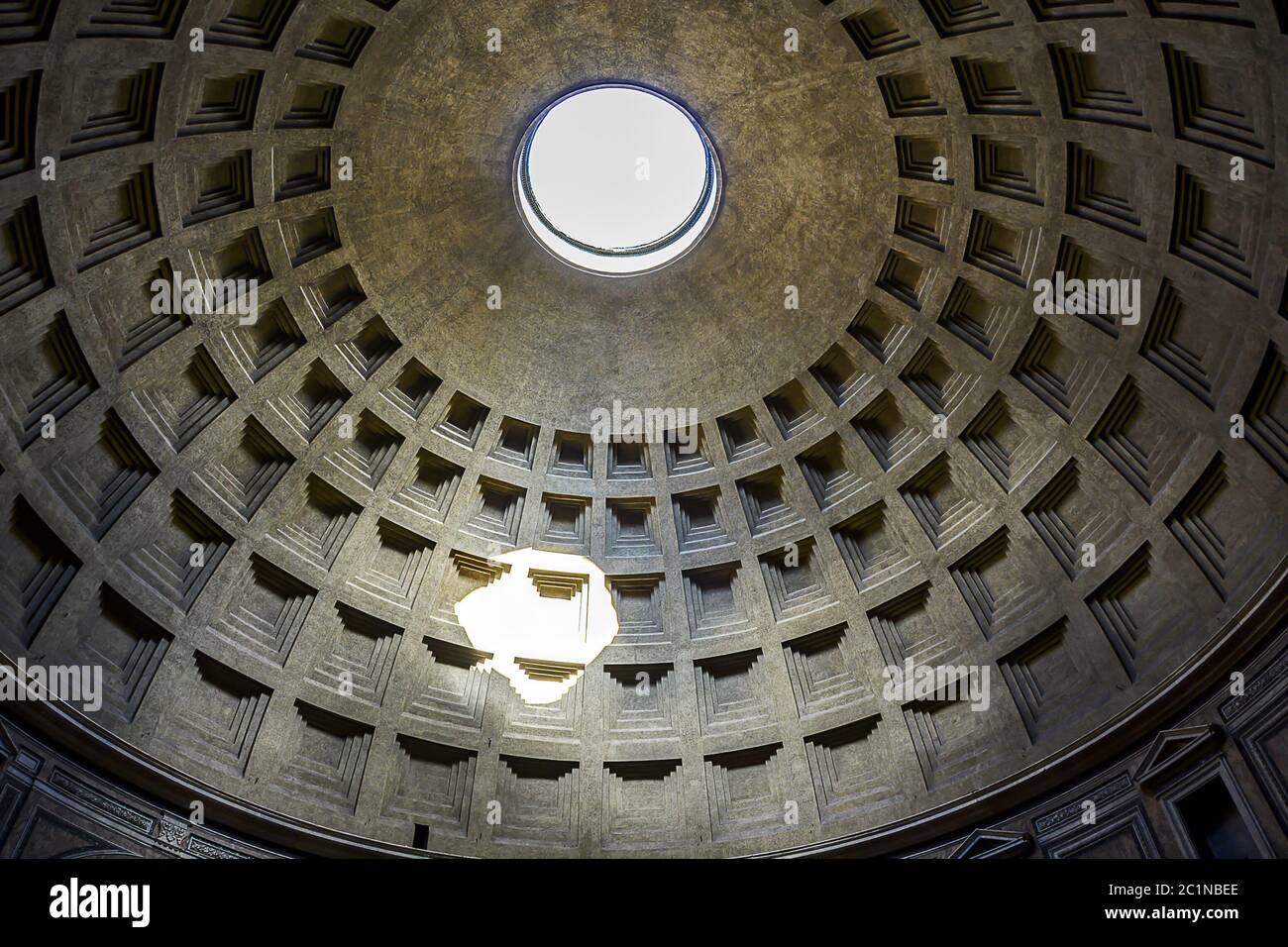 interior of the Pantheon dome Stock Photo - Alamy