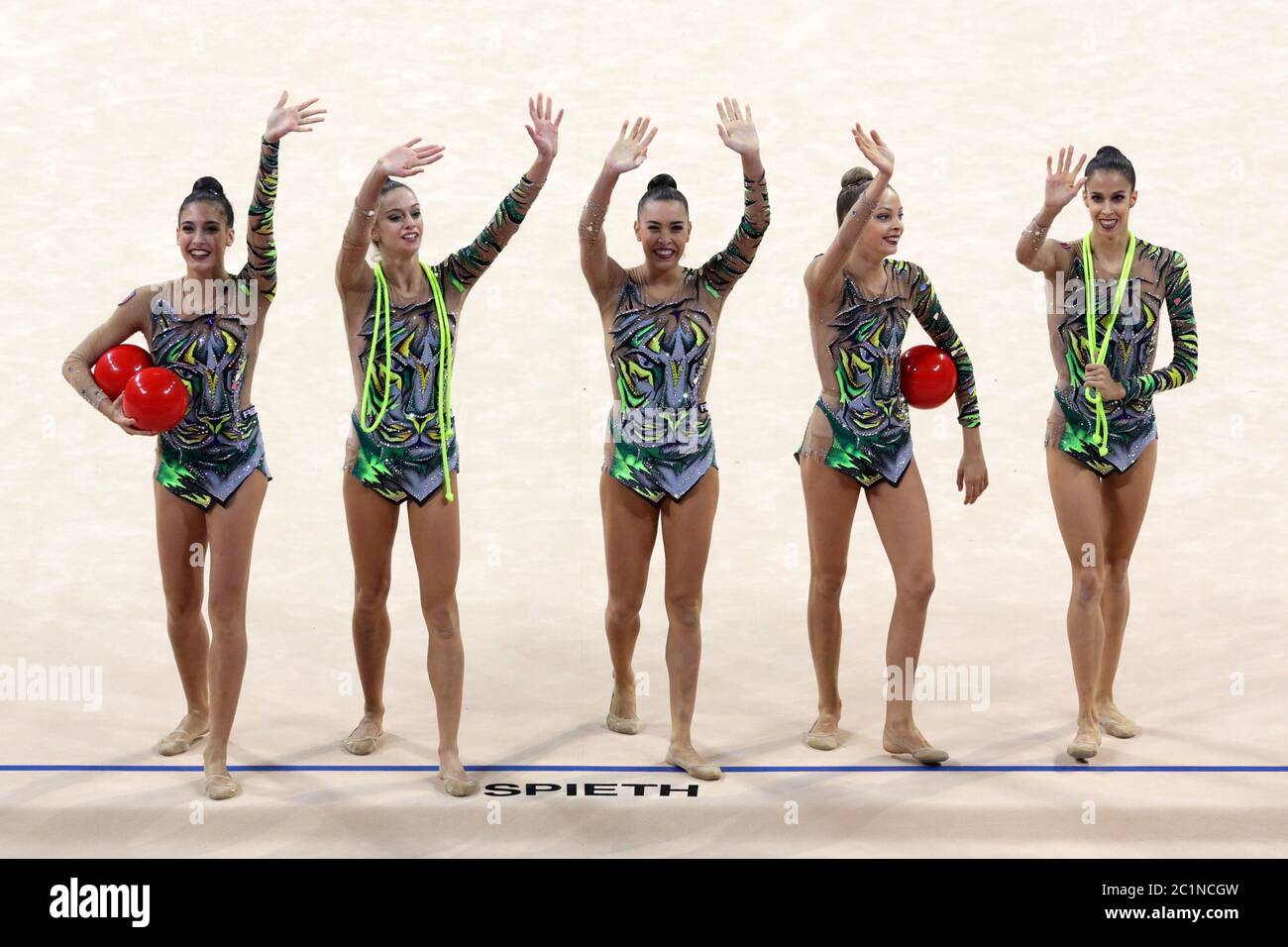 Team Italy Rhythmic Gymnastics Stock Photo - Alamy