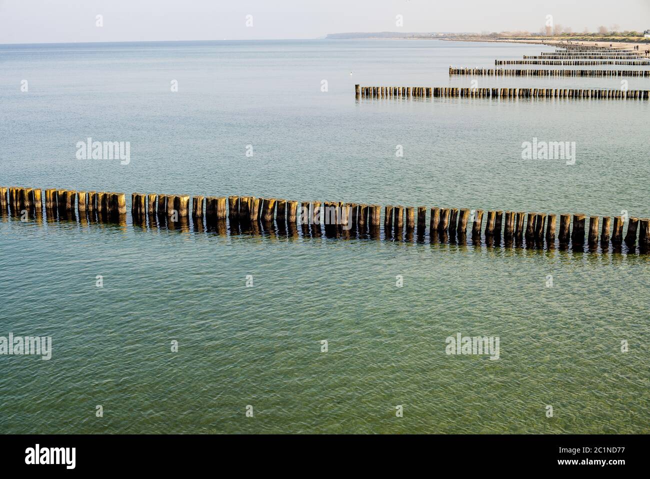 Beach groins hi-res stock photography and images - Alamy