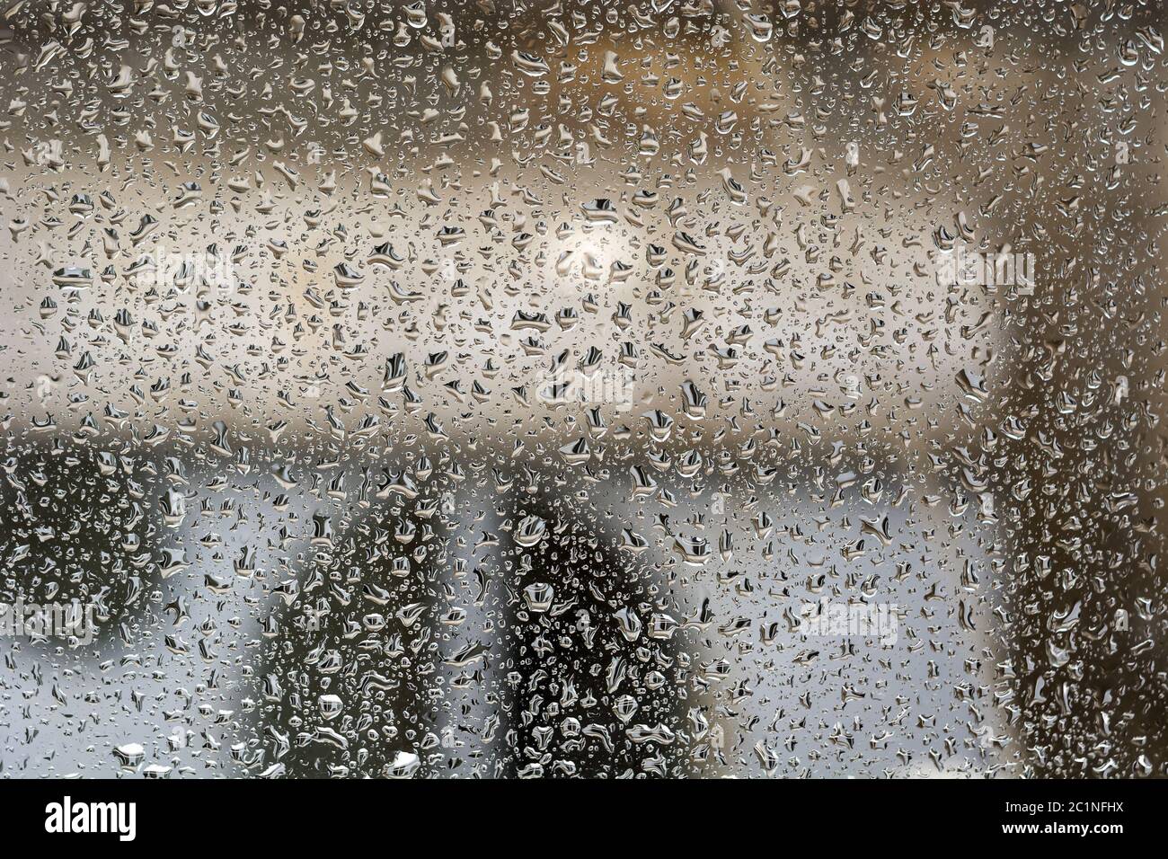 Raindrops on the window Stock Photo - Alamy