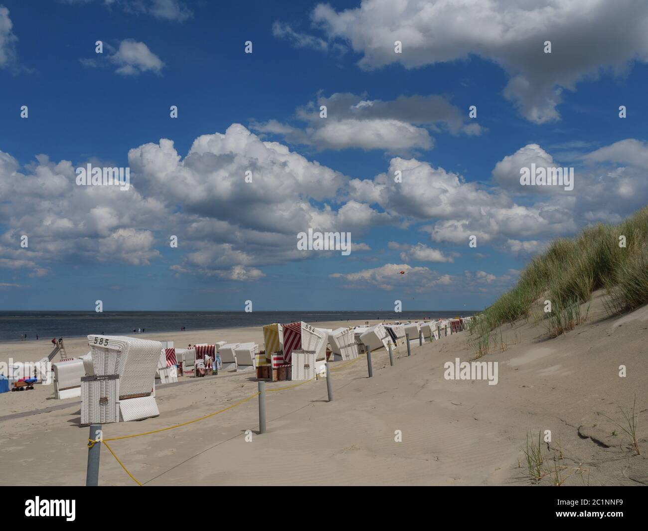 The small island of baltrum in the north sea Stock Photo - Alamy