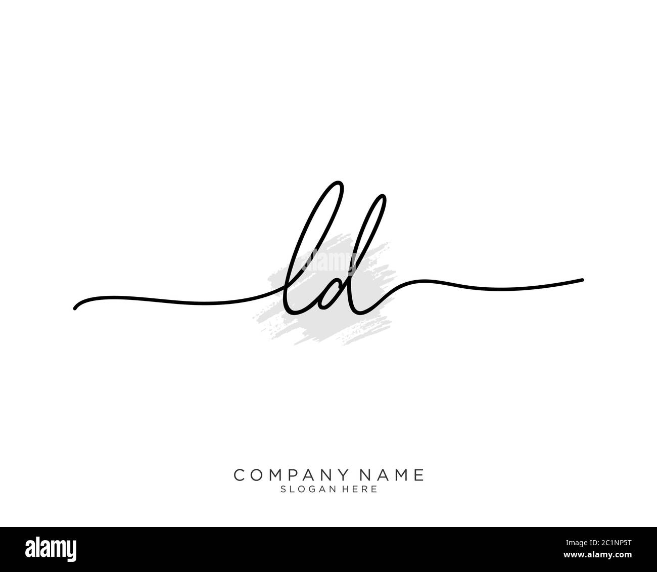 Letter ld logo Black and White Stock Photos & Images - Alamy