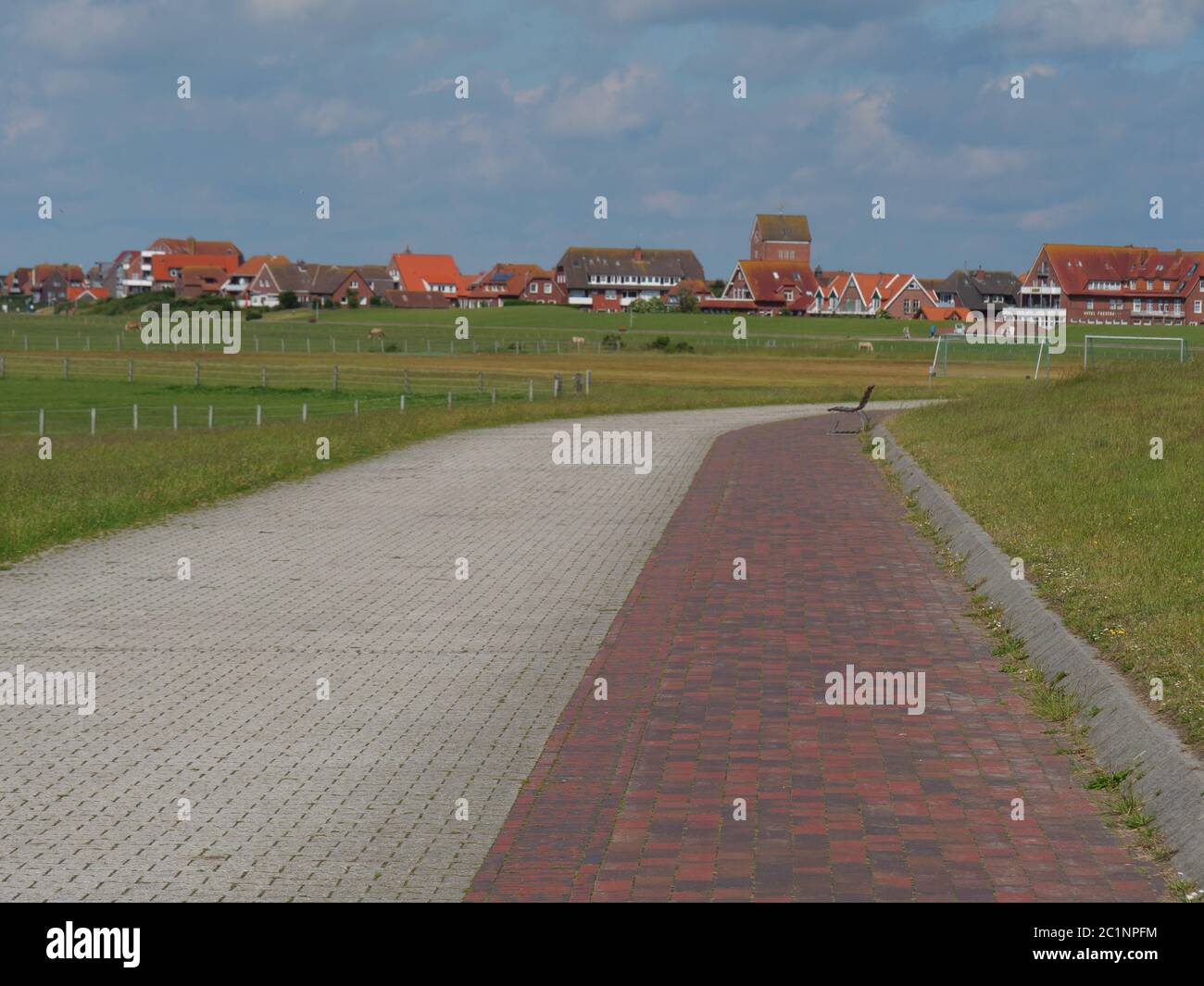 The small island of baltrum in the north sea Stock Photo - Alamy
