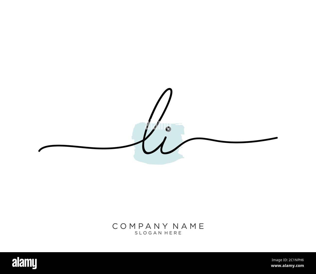 Letter li Stock Vector Images - Alamy