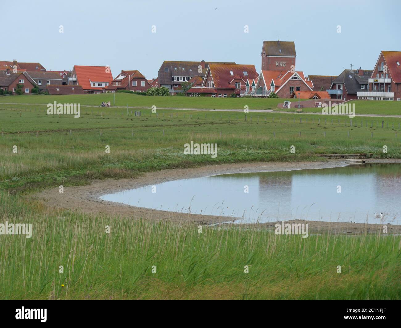 The small island of baltrum in the north sea Stock Photo - Alamy