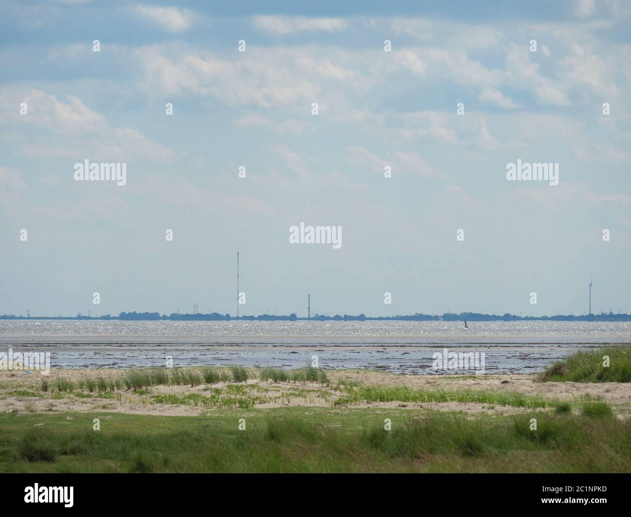 The small island of baltrum in the north sea Stock Photo - Alamy