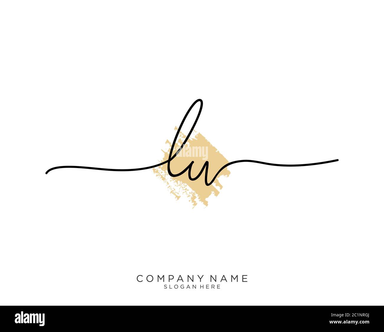 Letter lw logo Cut Out Stock Images & Pictures - Alamy
