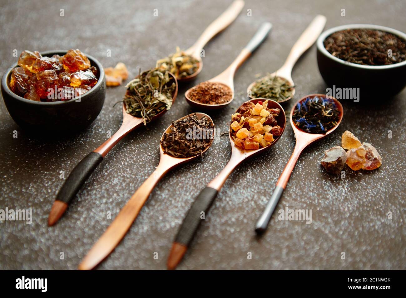 Variety types green leaves hi-res stock photography and images - Alamy