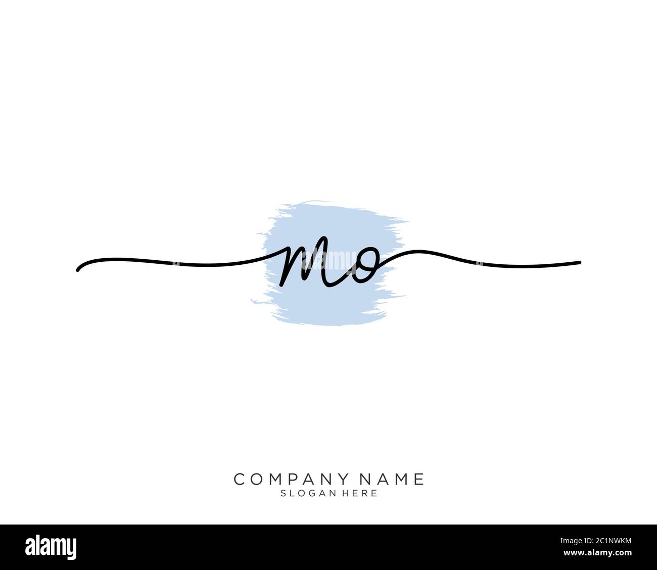 Letter mo logo Stock Vector Images - Alamy
