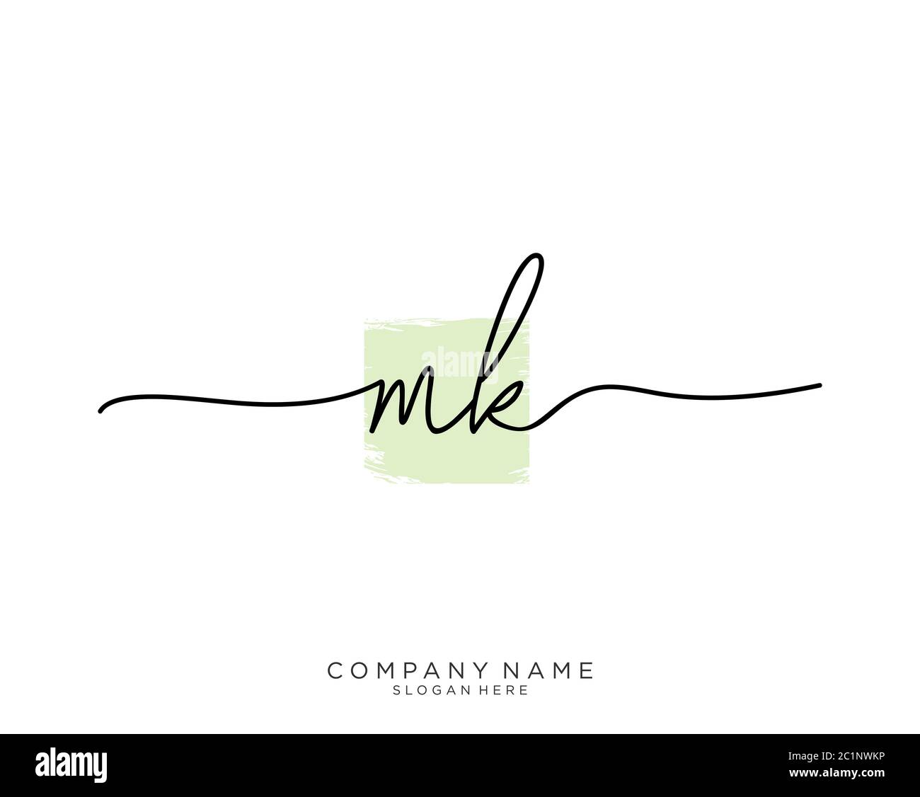 Letter mk logo Cut Out Stock Images & Pictures - Alamy